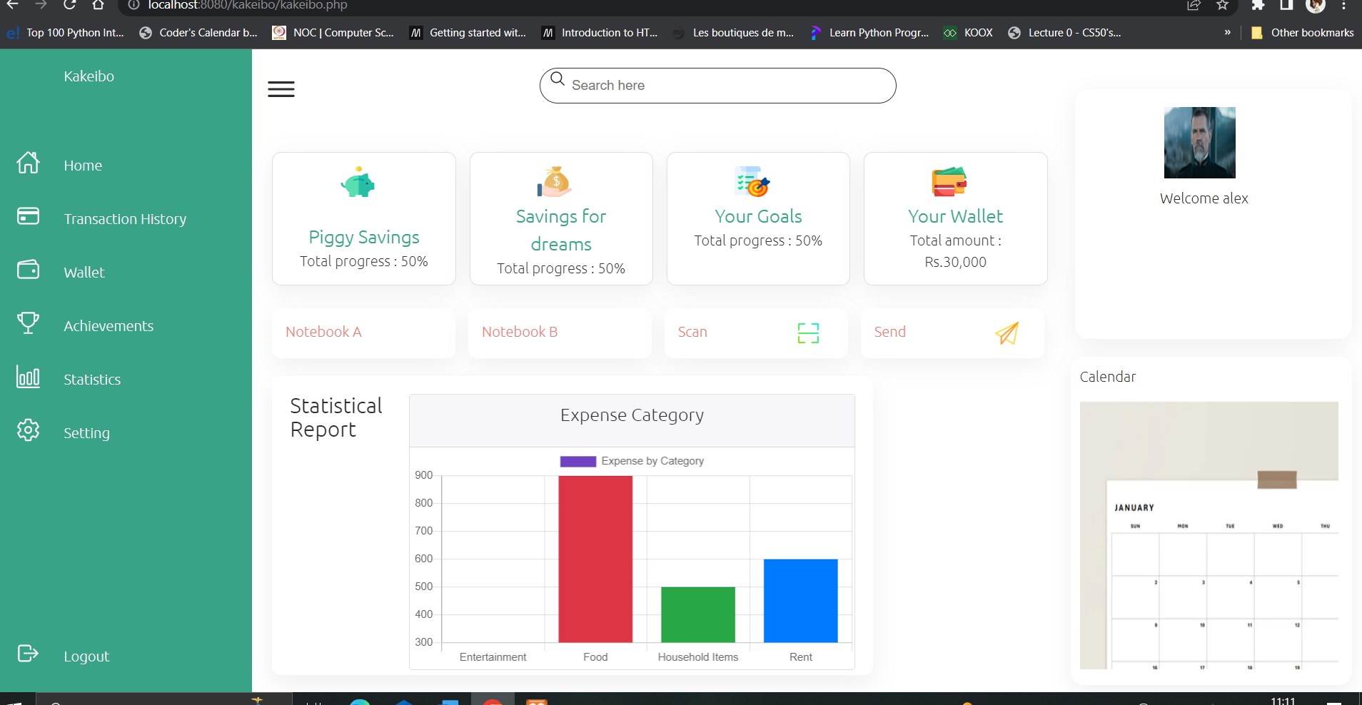 GitHub - dips1400/Kakeibo: Kakeibo is Japanese method of money management. This web app helps to ...