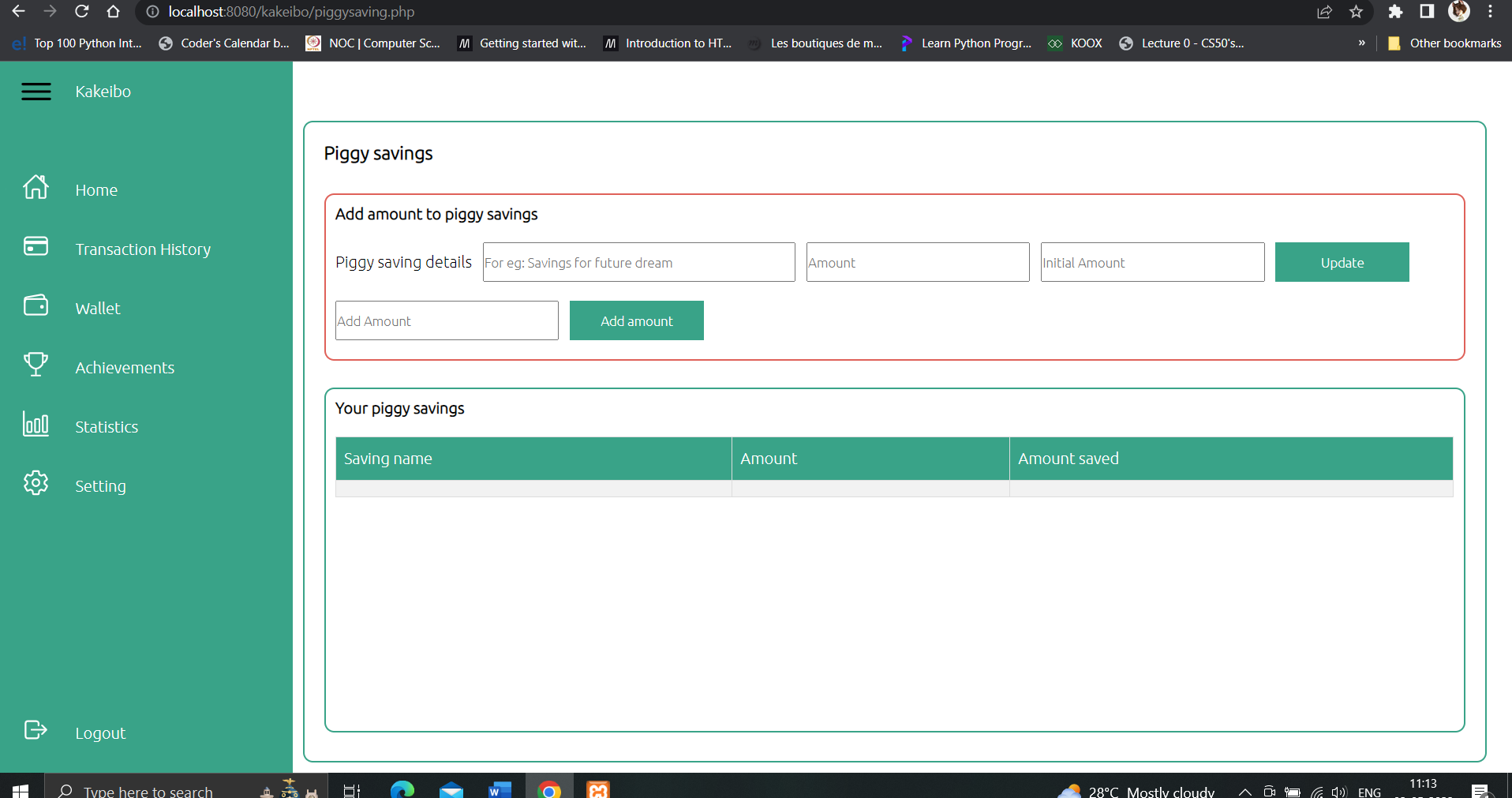 GitHub - dips1400/Kakeibo: Kakeibo is Japanese method of money management. This web app helps to ...