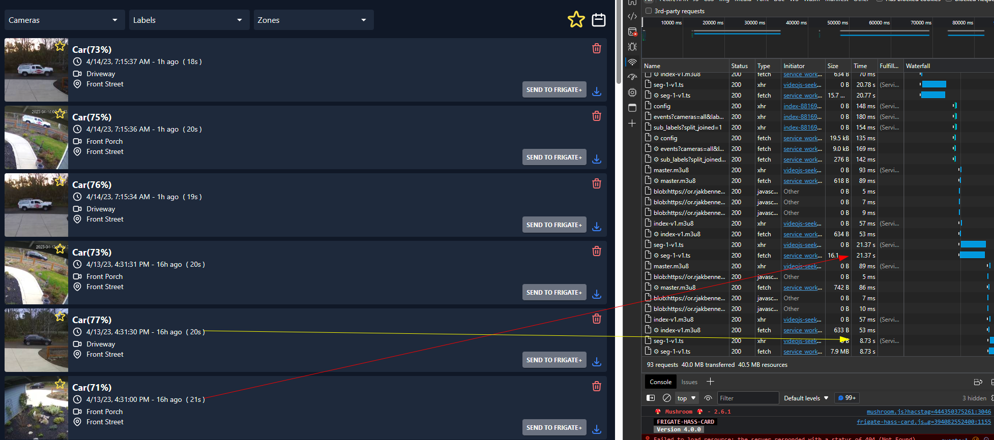 [Support]: Long time to load clips · Issue #6018 · blakeblackshear/frigate · GitHub