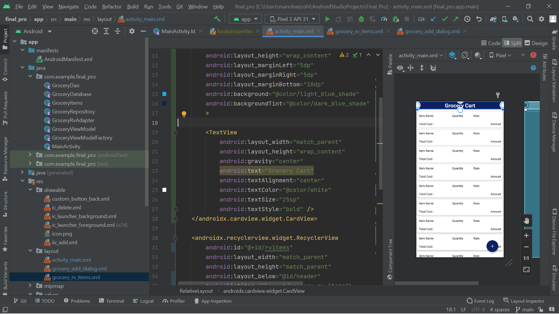 GitHub - revanth-15/Smart-bridge: Virtual Internship - Android Application Development Using ...