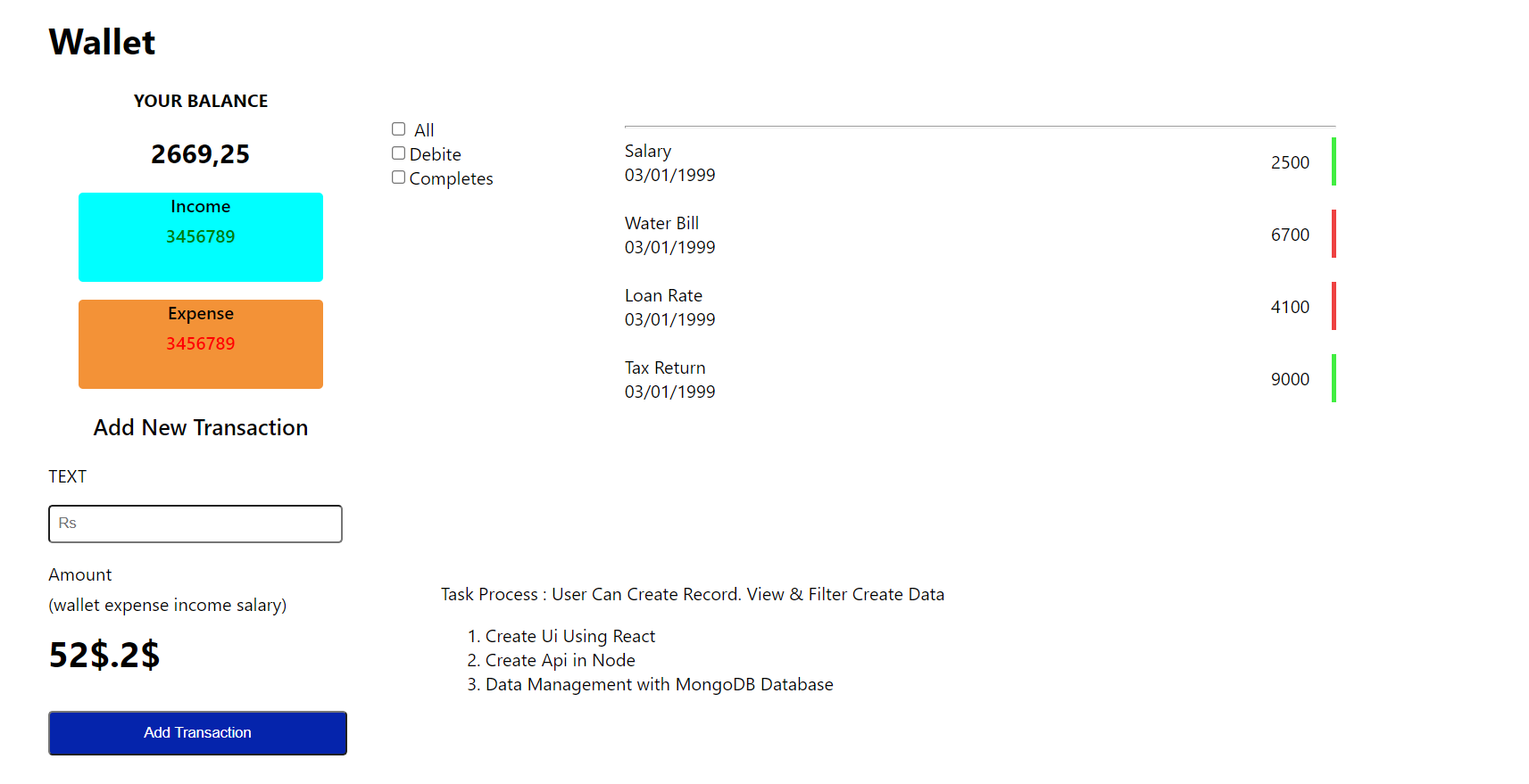 GitHub - Vipinstack/Wallet-reactjs