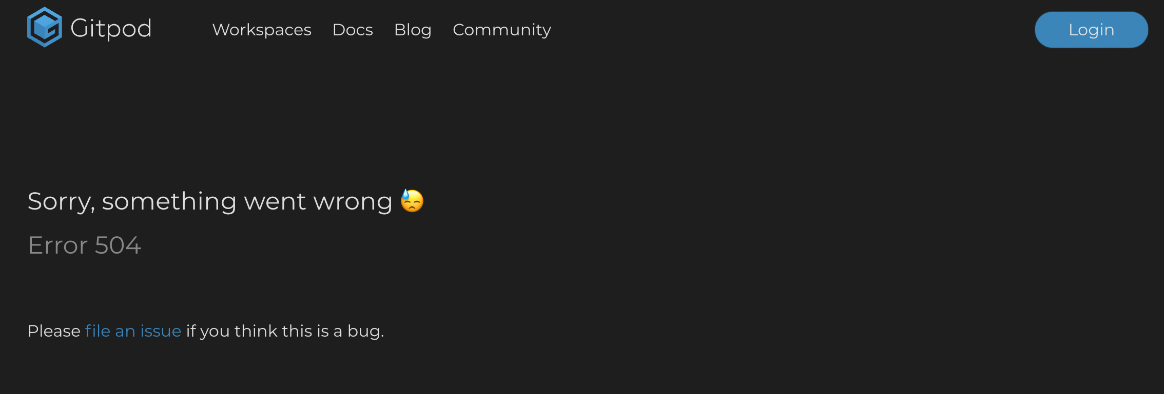 Gitpod Workspaces Not Loading · Issue 3501 · Gitpod Iogitpod · Github