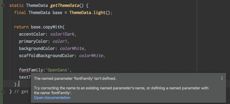 fontFamily in ThemeData doesn't work anymore in Flutter 1.12 · Issue #46863 · flutter/flutter ...