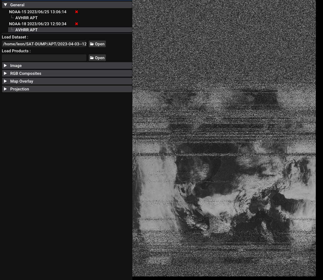 Viewer sometimes showing the option to overlay map / project · Issue #290 · SatDump/SatDump · GitHub
