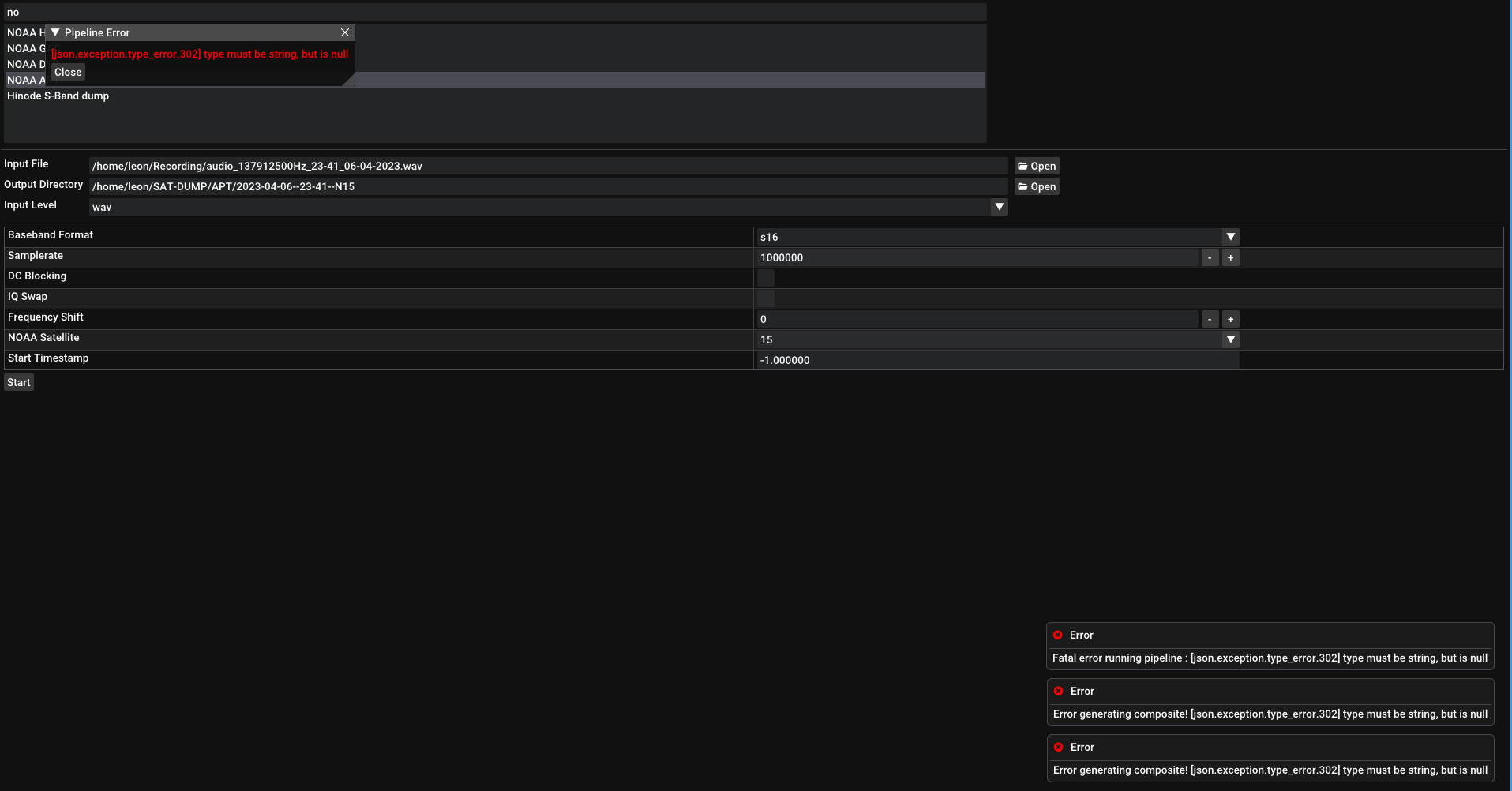 Viewer sometimes showing the option to overlay map / project · Issue #290 · SatDump/SatDump · GitHub