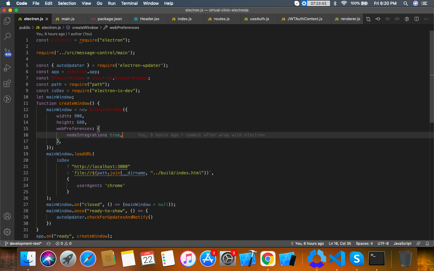 When building electron-react app with devias kit pro theme and want to build for both mac and ...