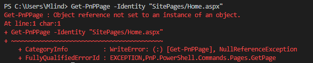 [BUG] Get-PnPPage results in "Object reference not set to an instance of an object" · Issue #114 ...
