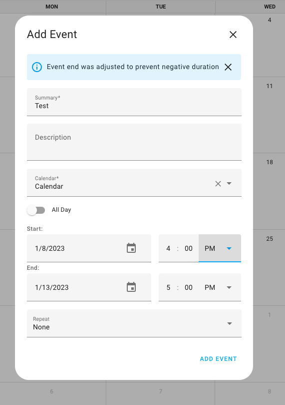 Local Calendar frontend start/end time editing timezone issues · Issue #85162 · home-assistant ...