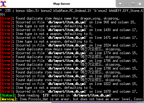 script error on db/import/item_db.yml clean rathena · Issue #6601 · rathena/rathena · GitHub