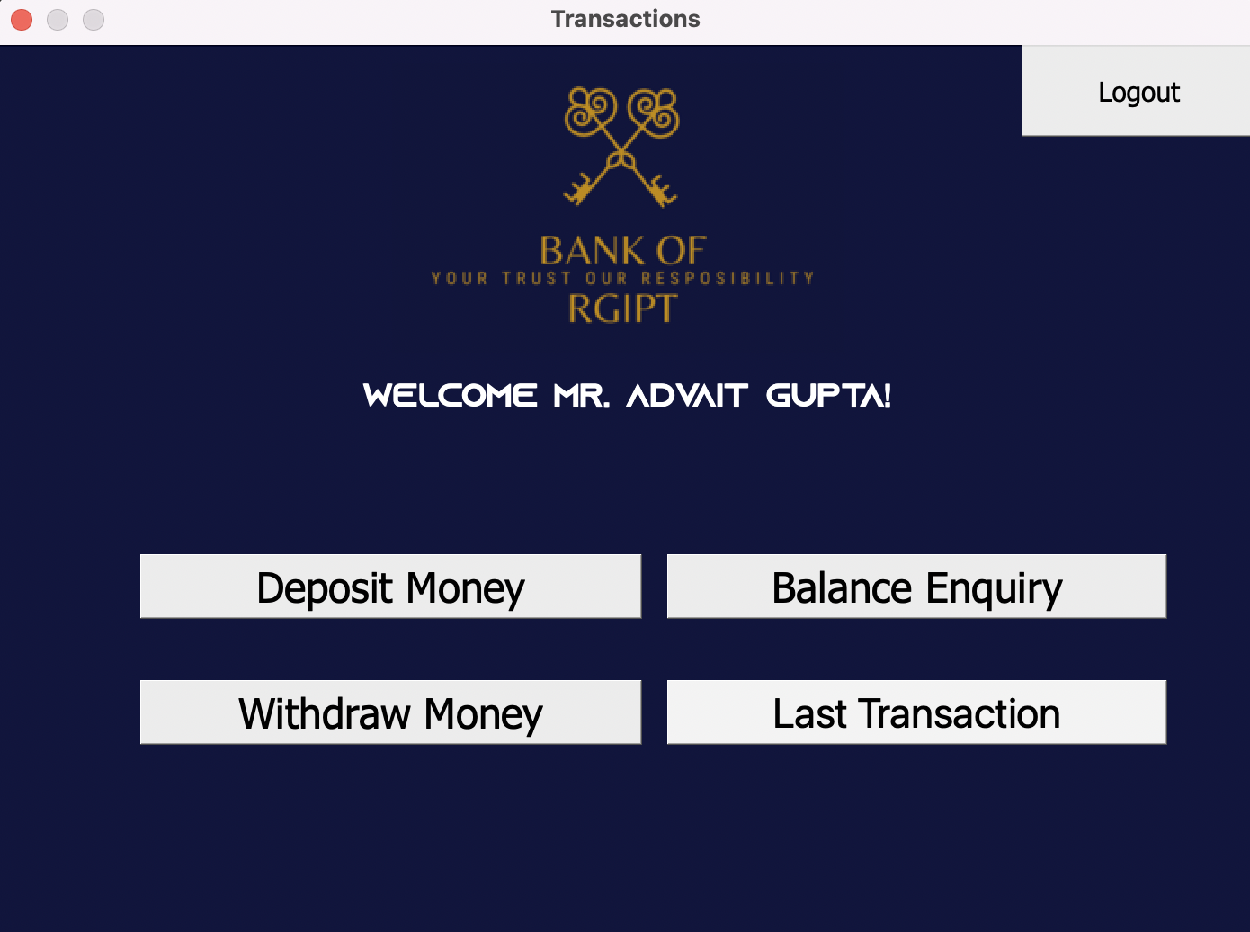 GitHub - advaitgupta/BankingSystem