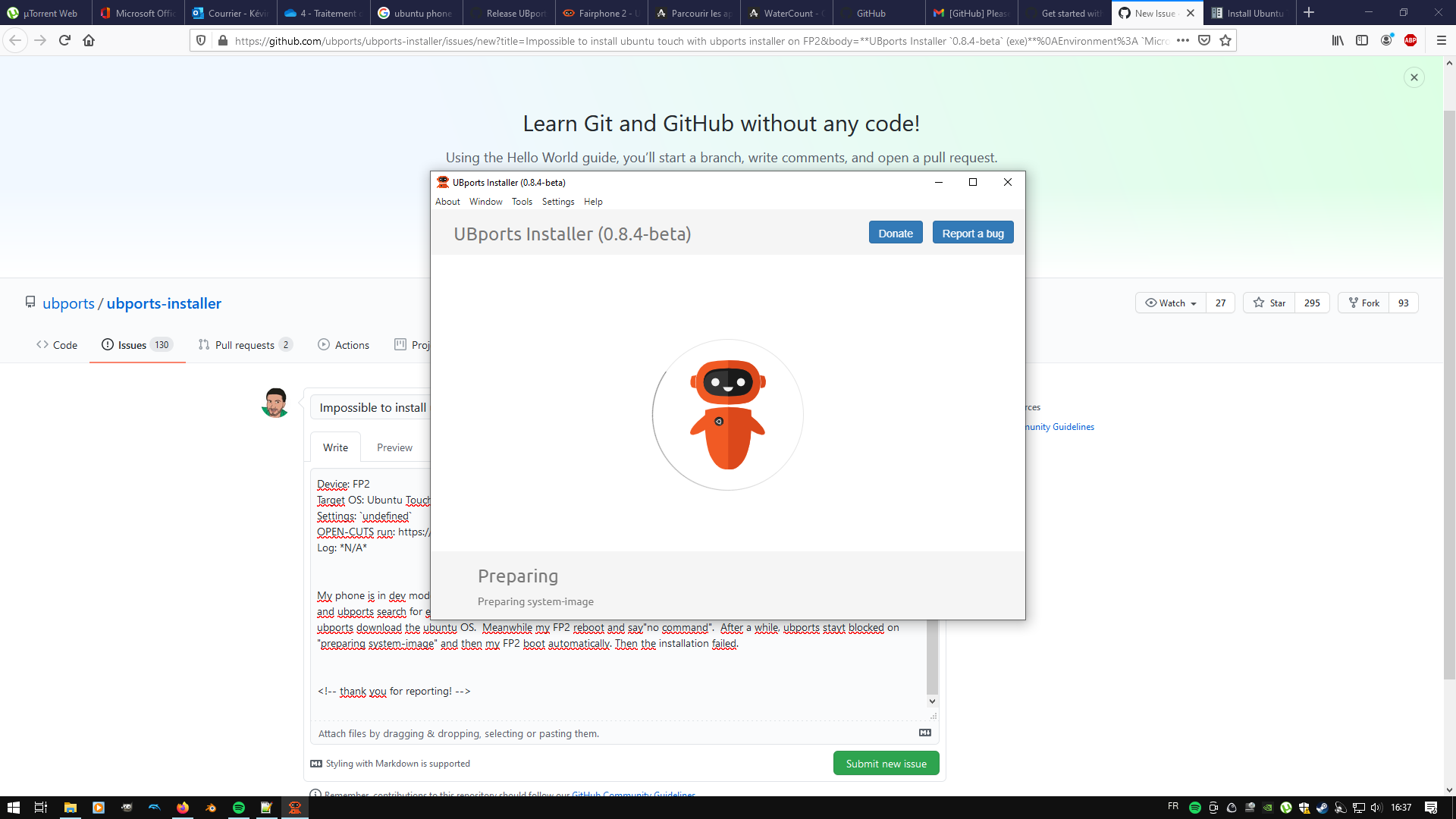 Impossible to install ubuntu touch with ubports installer on FP2 · Issue #1727 · ubports/ubports ...