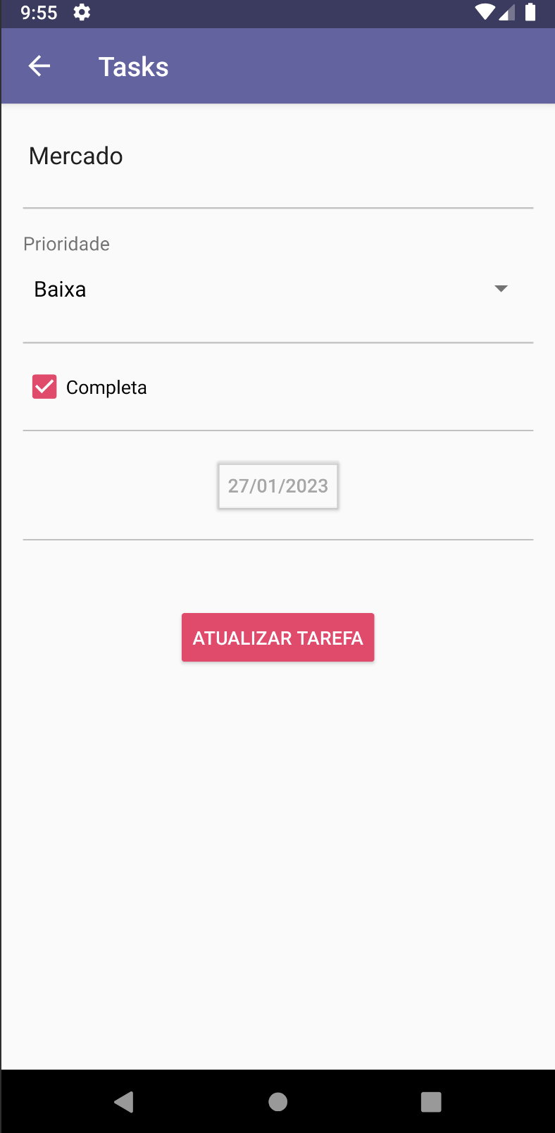 GitHub - MichaelKnopacki/Tasks: Projeto desenvolvido durante o curso ...