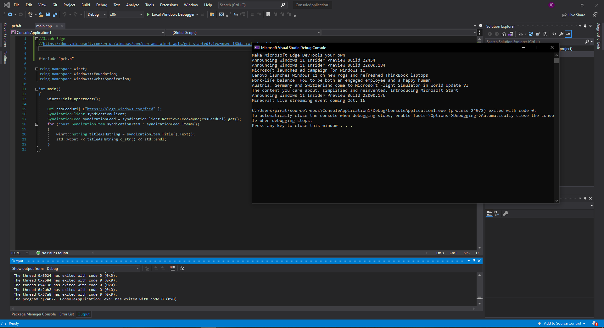 GitHub - Jedge1139/C-WinRT-Console-Application