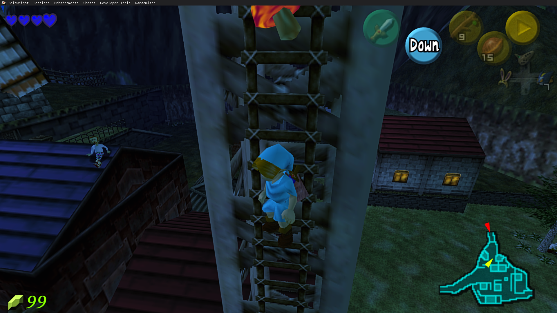 Near Softlock on Kakariko Ladder after killing Ladder Skulltula · Issue #1744 · HarbourMasters ...