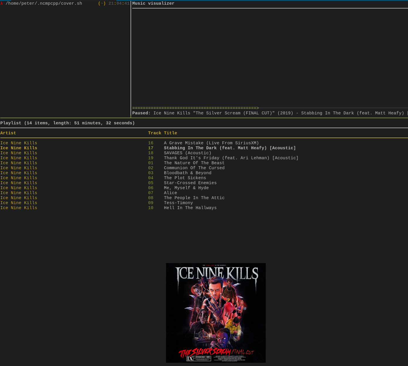"Not a valid identifier" · Issue #1 · radumirea/ncmpcpp-with-cover-art ...