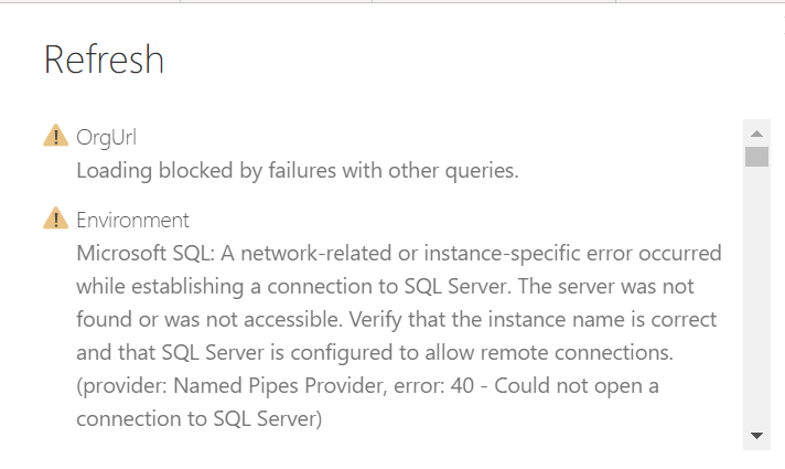 [BLOCKED PORTS] Error message when setting up dashboard report · Issue ...