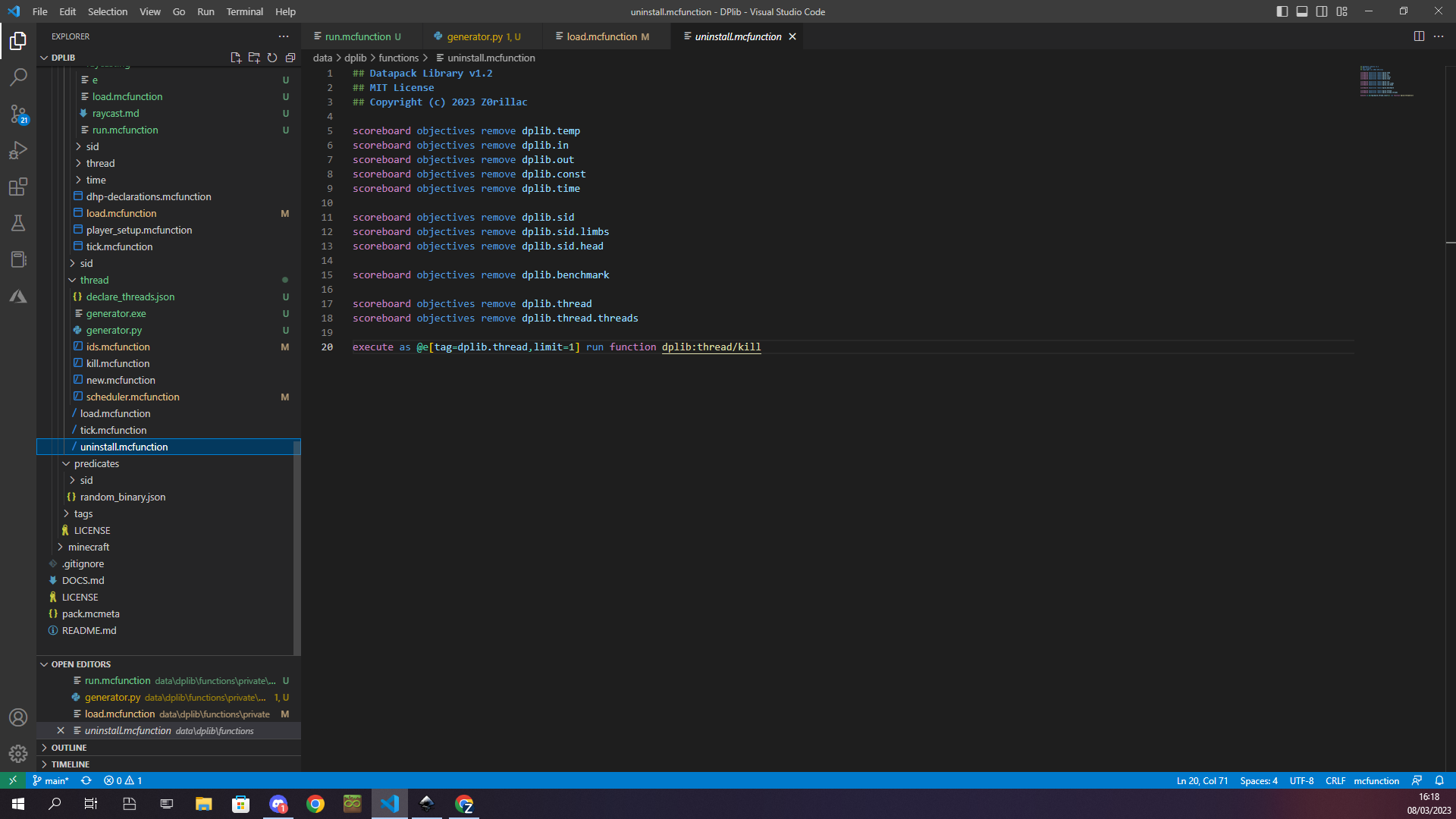 Add icons for mcfunction files · Issue #341 · SpyglassMC/Spyglass · GitHub