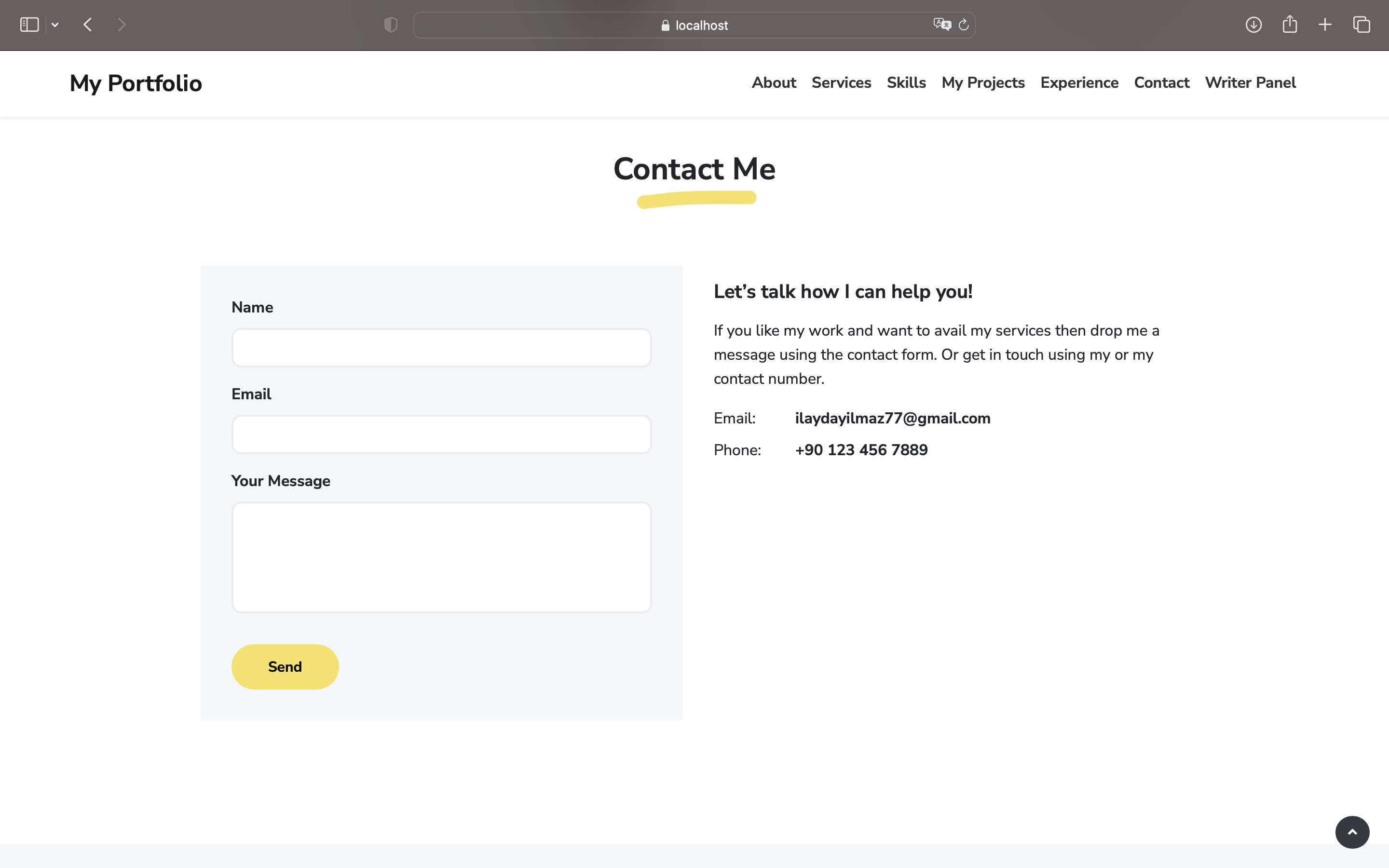 GitHub - ilaydasoz/PortfolioCoreProject