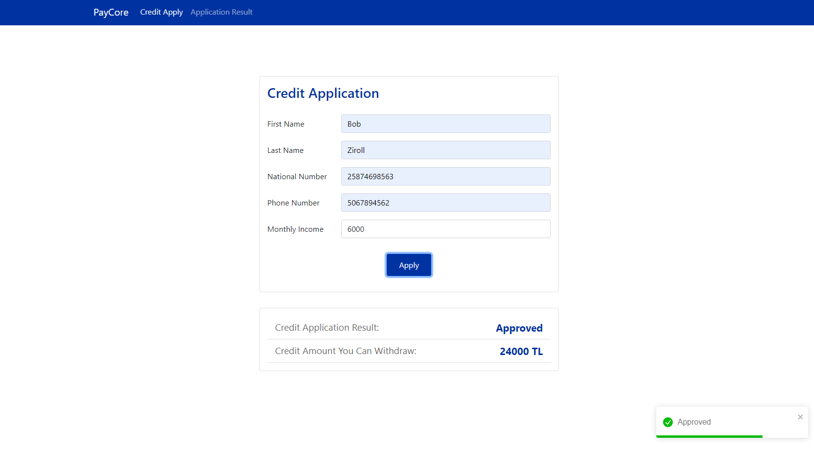 GitHub - vildntn/Credit-Application-Frontend