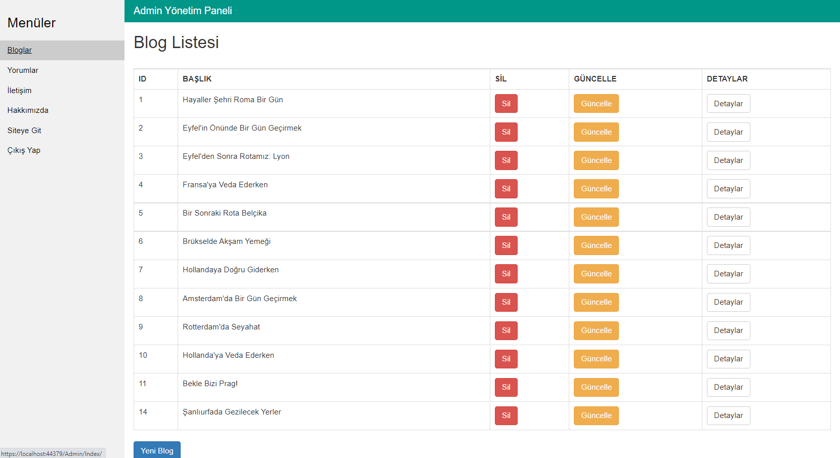 GitHub - ismailkorkmz/TravelTripProje