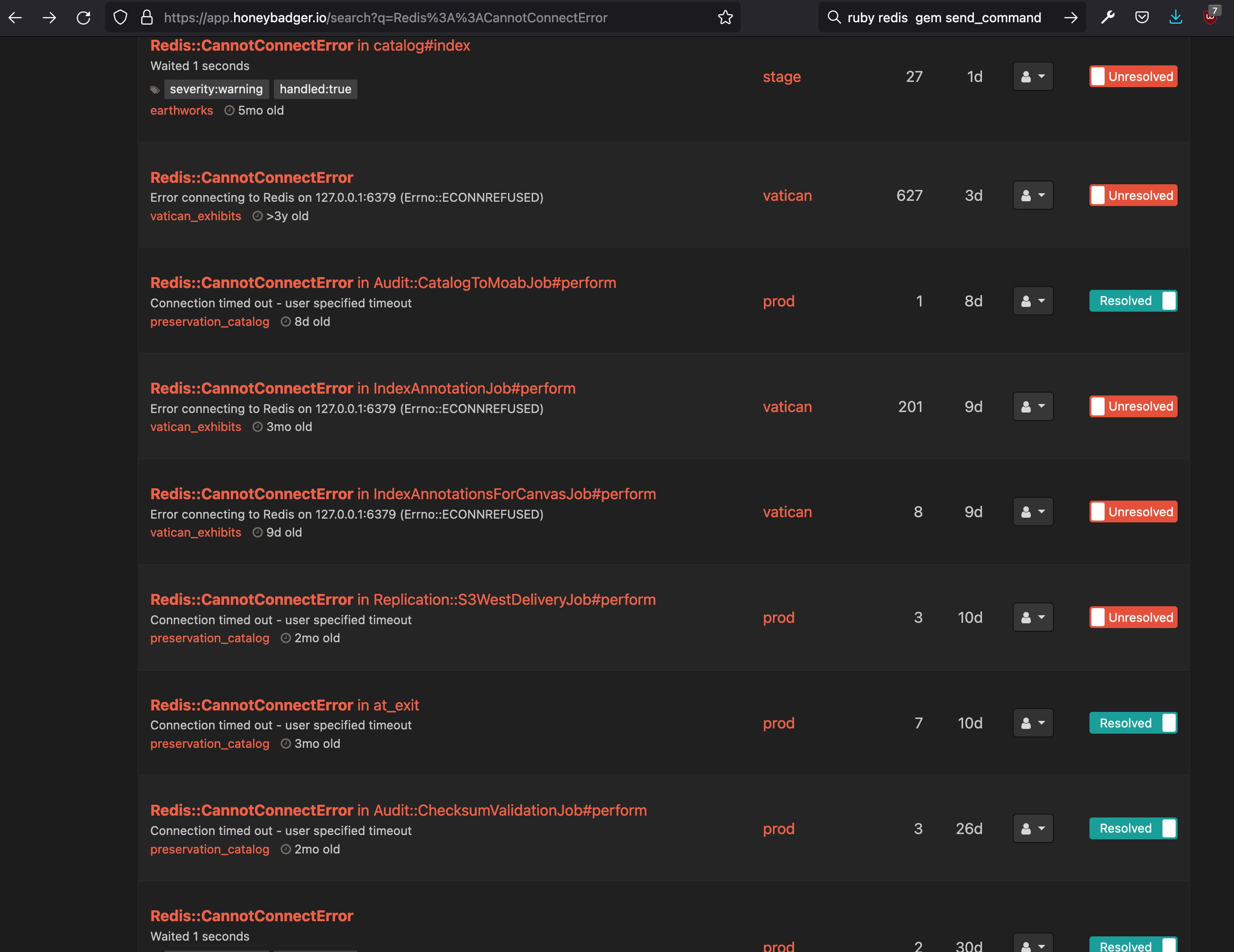 try to reduce Sidekiq/Redis connection attempt timeouts · Issue #2244 · sul-dlss/preservation ...