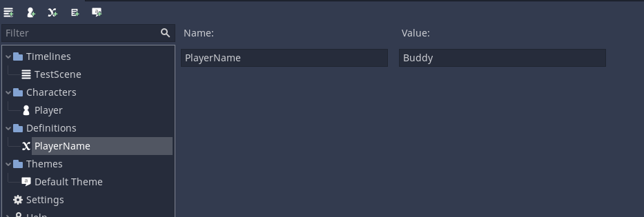 Customize player name with dialogic · Issue #1516 · dialogic-godot/dialogic · GitHub