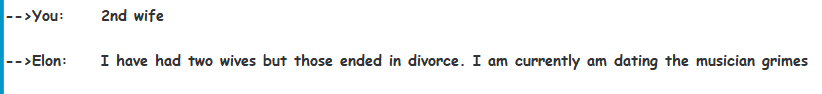 Second and first wife should account for "1st" and "2nd". · Issue #14 · COSC-310-Team1/ChatBot ...