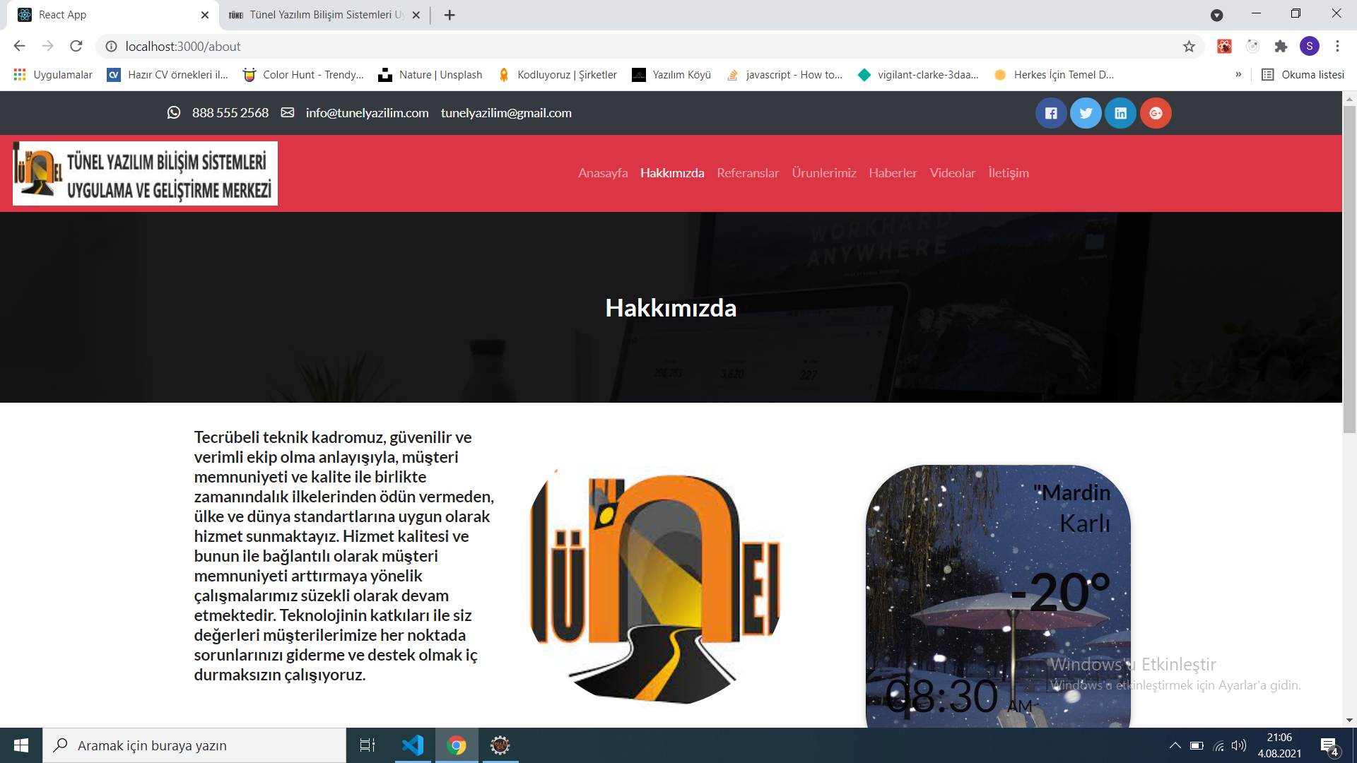 GitHub - Serhatb0/TunelYazilimFrontEnd