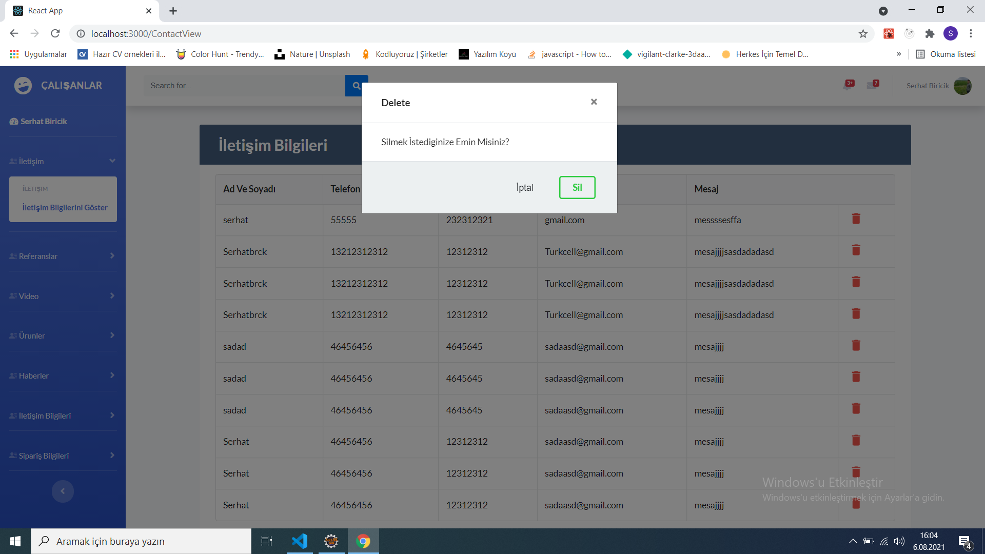 GitHub - Serhatb0/TunelYazilimFrontEnd