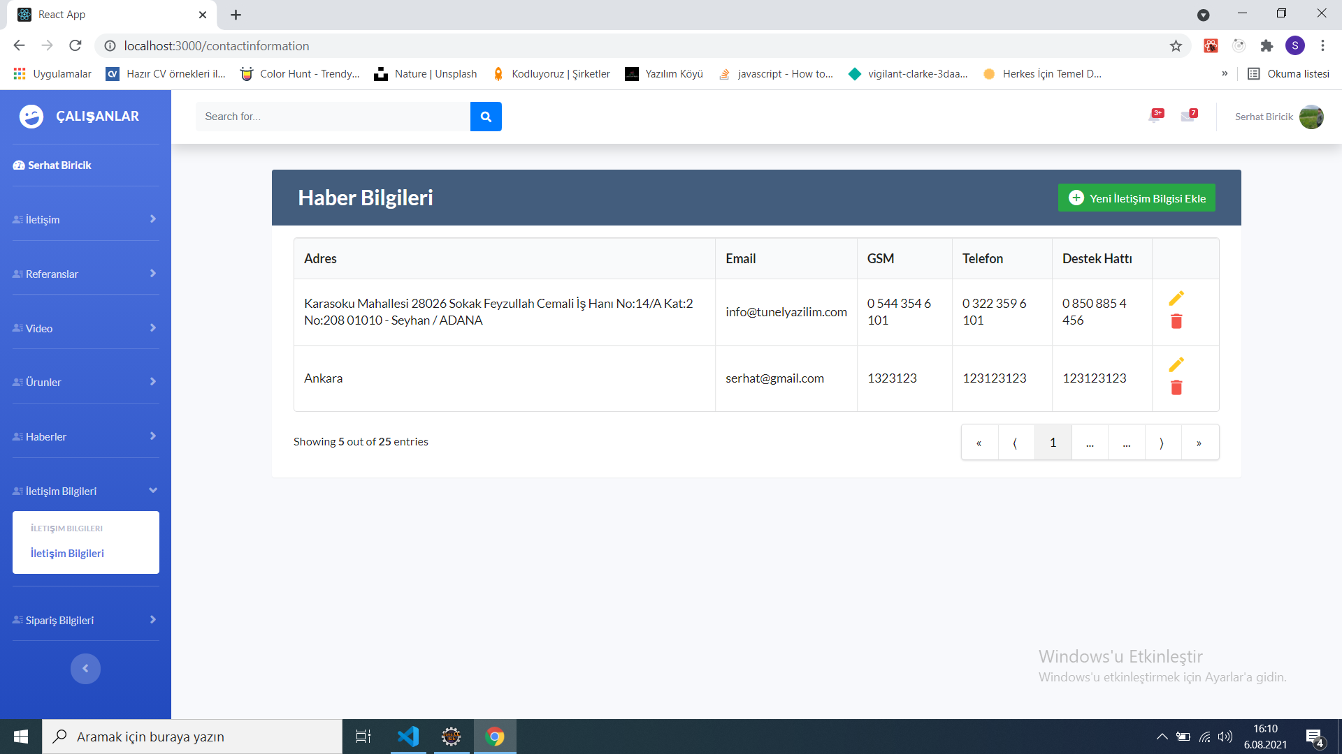 GitHub - Serhatb0/TunelYazilimFrontEnd