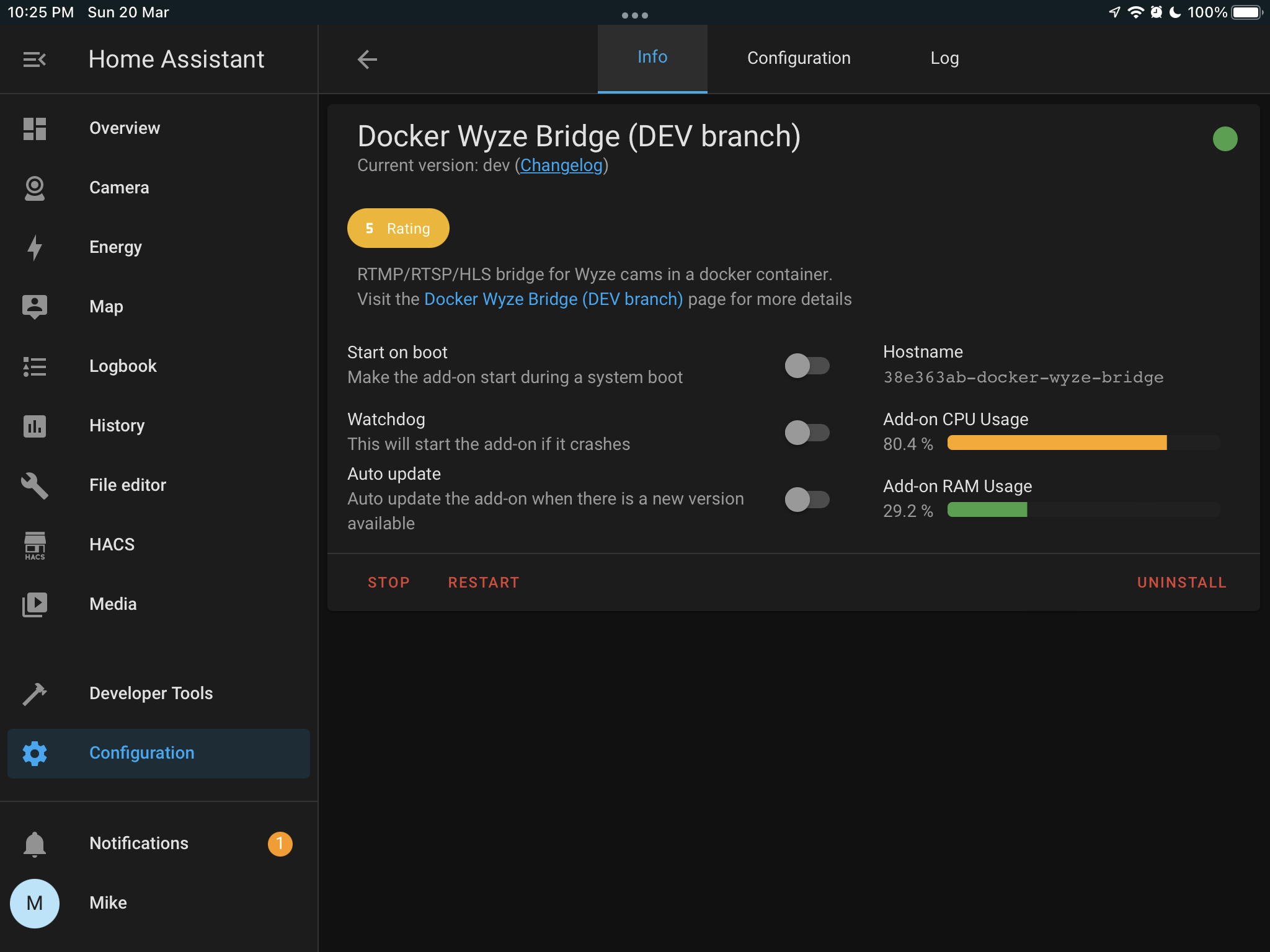 Memory Leak · Issue #323 · mrlt8/docker-wyze-bridge · GitHub