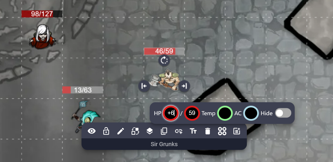 GitHub - SeamusFinlayson/Bubbles-for-Owlbear-Rodeo: Track D&D stats with Roll20 style bubbles ...