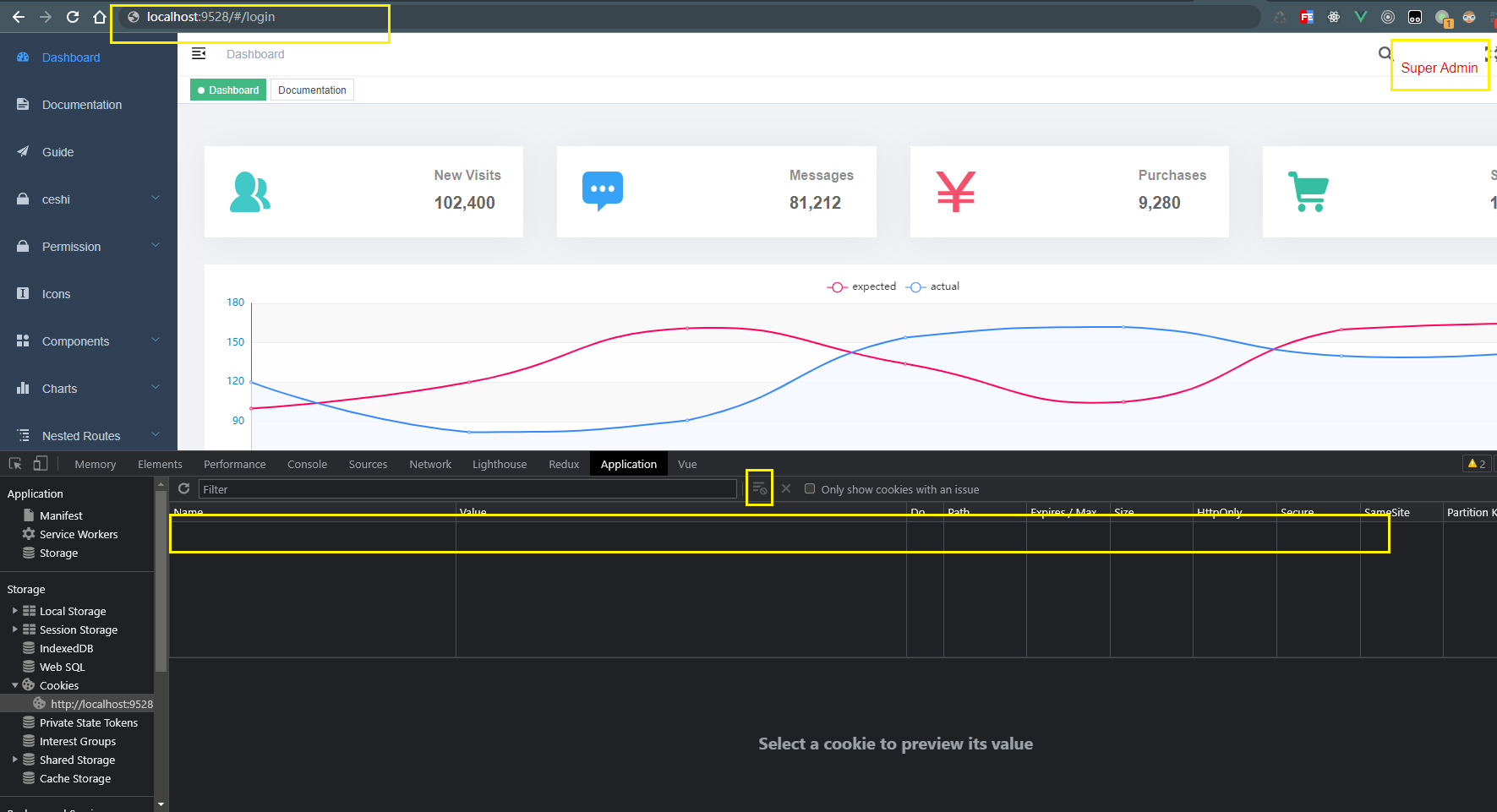 navbar显示用户名字信息错误 · Issue #4161 · PanJiaChen/vue-element-admin · GitHub
