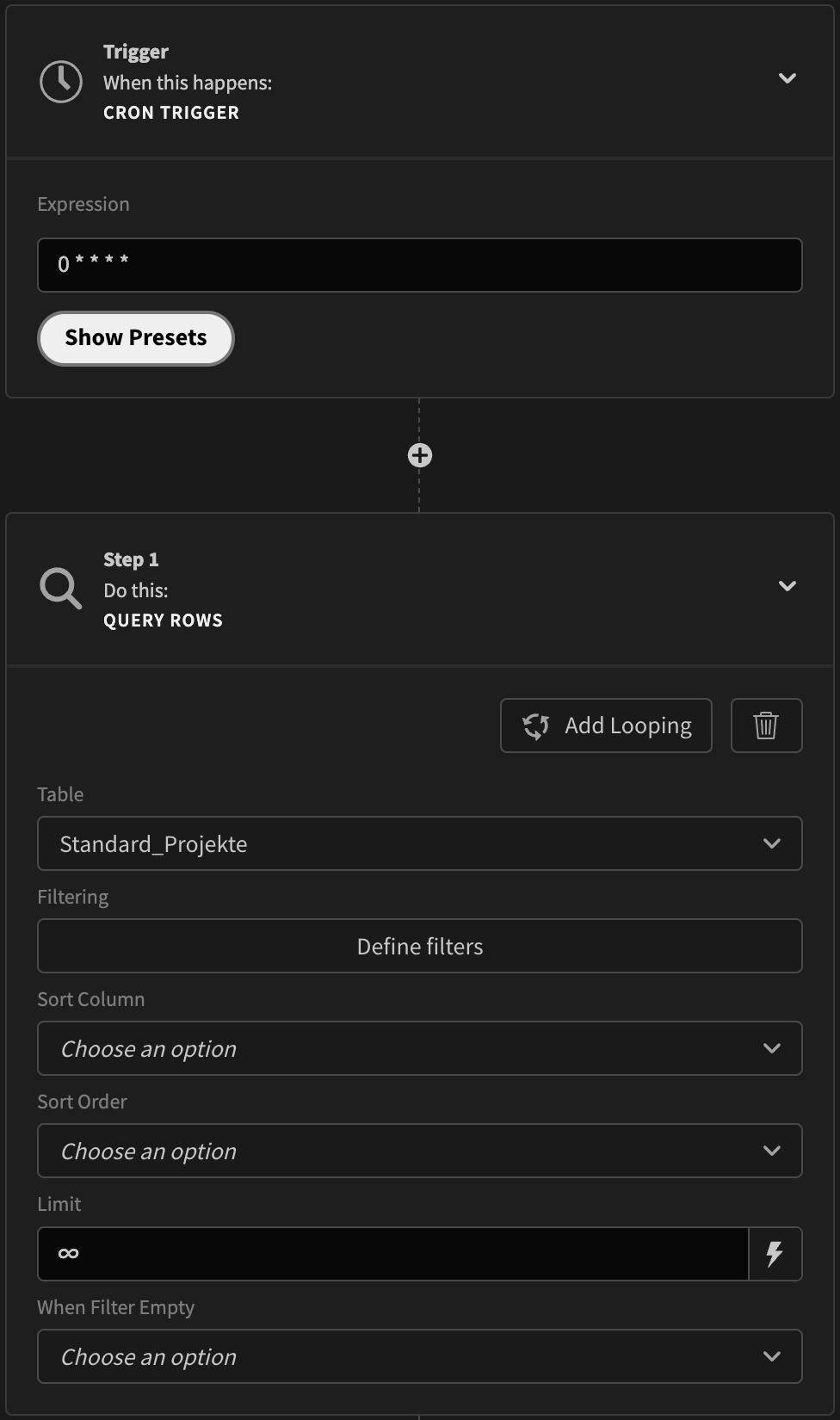 Automation - Looping over Create Row Action not possible · Budibase budibase · Discussion #9821 ...