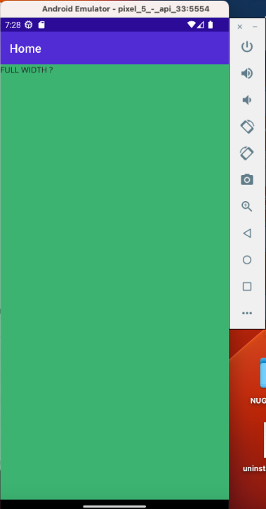 HorizontalOptions="FillAndExpand" is ignored in Android when a stack layout is inside a ...