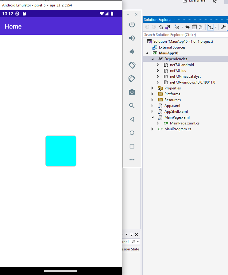 HorizontalOptions/VerticalOptions property to Frame not working ...