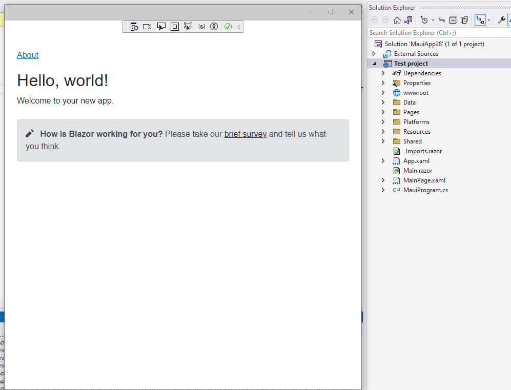 Navigation menu not showing in Blazor app if project name has space between · Issue #13735 ...