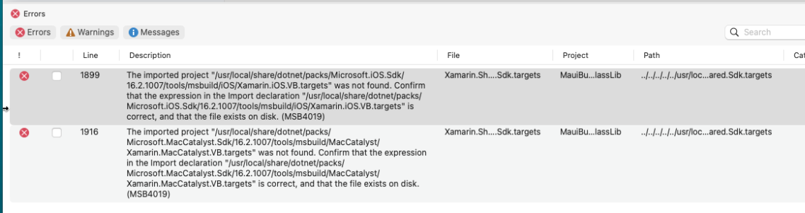 Net Maui App Build Fails When Project References Visual Basic Netstandard20 Or Net70 Library 0912