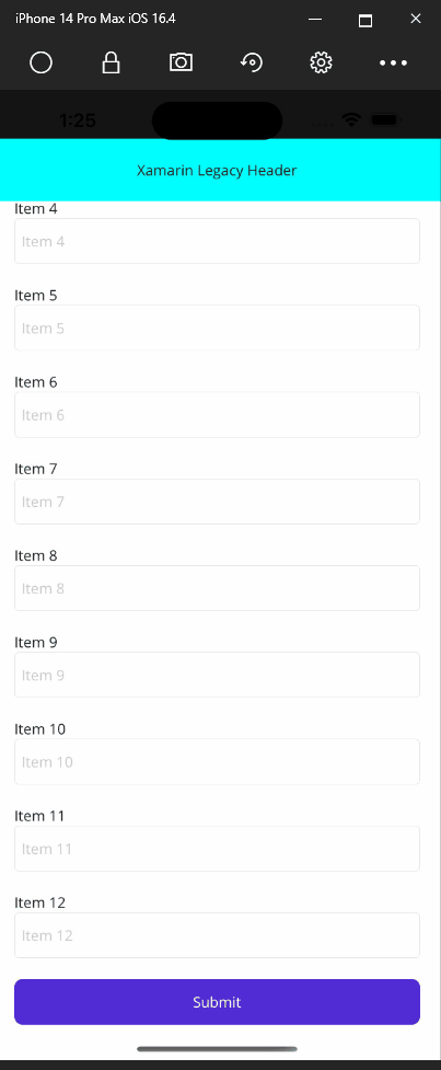 `StackLayout` in `RefreshView` expands outside of the screen bounds · Issue #9371 · dotnet/maui ...
