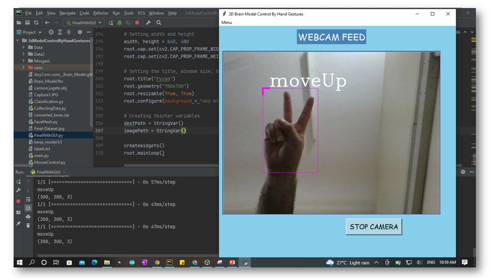 GitHub - ZiaUrRehman-bit/3D-Brain-Model-Control-By-Hand-Gestures-