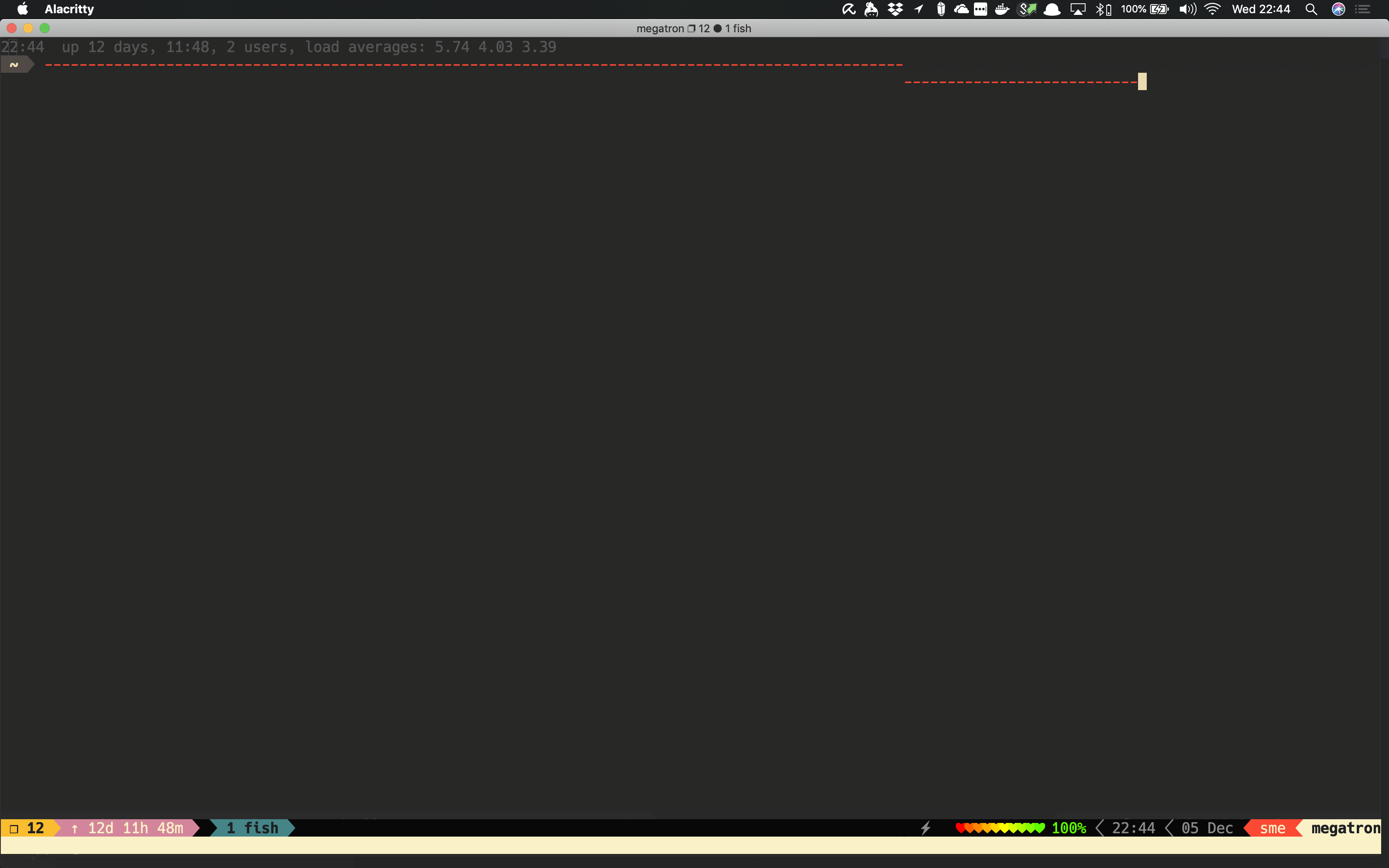 Alacritty + tmux has double bar and glitchy line break with flickering rendering · Issue #1865 ...