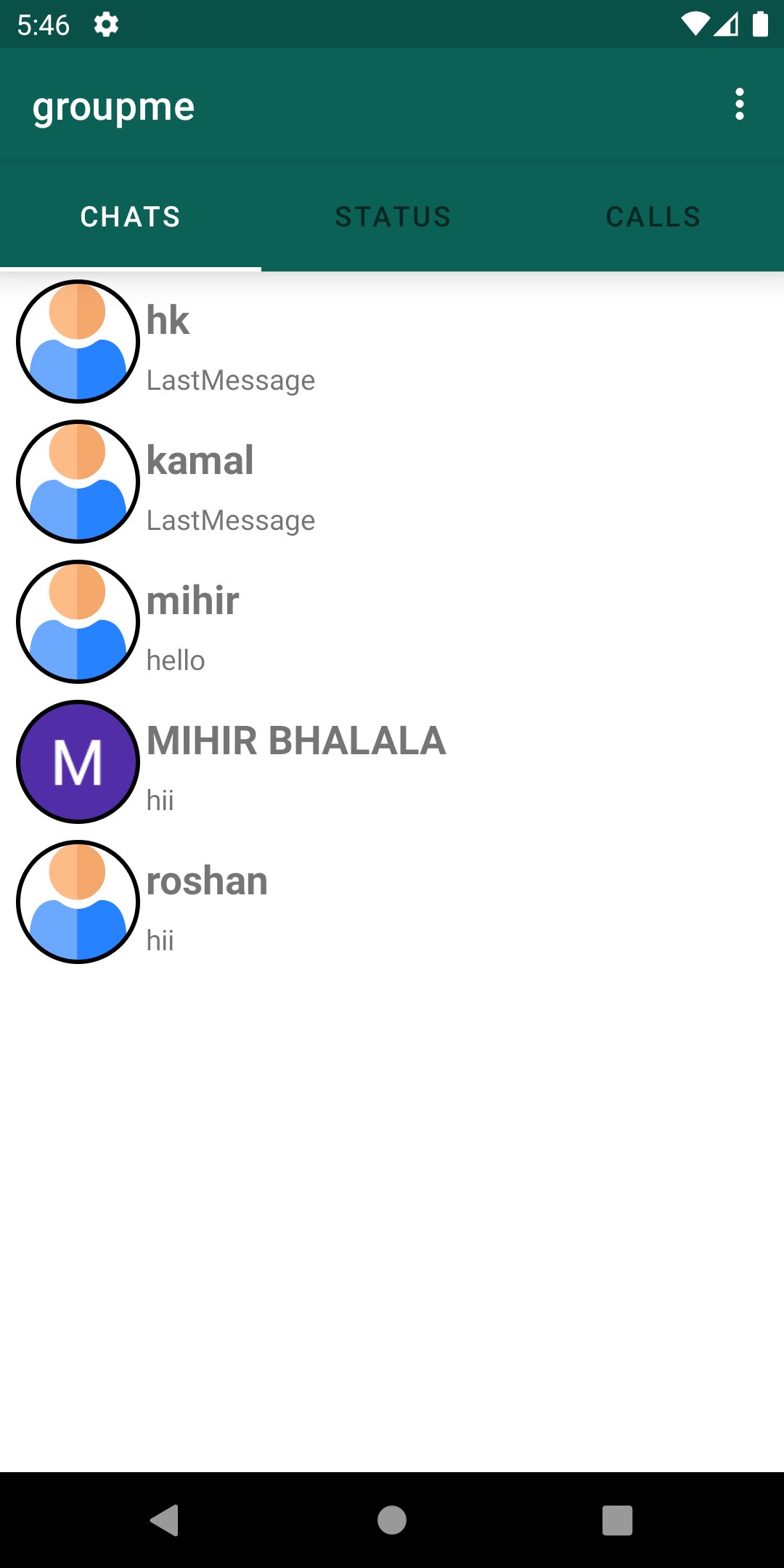 GitHub - mihir-4116/groupme-whatsappclone-: similar app to whatsapp build using java which ...