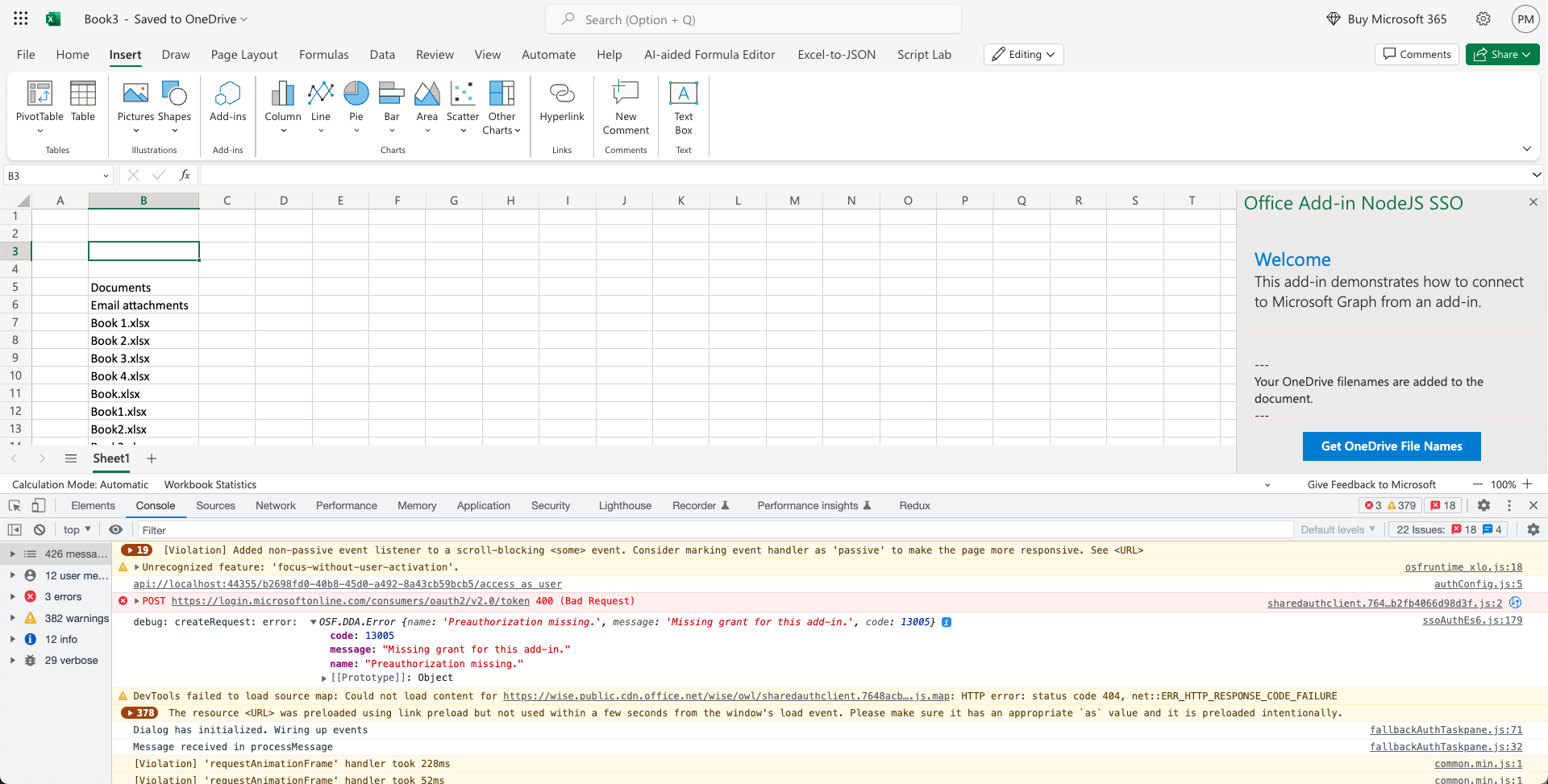 13005 Missing grant for this add-in raised by Office.auth.getAccessToken · Issue #3112 ...