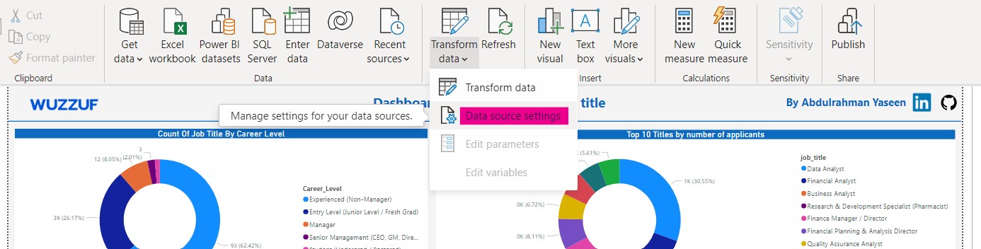GitHub - bassemustafa/web-scrape-wuzzuf-for-a-job-title-and-get-a-dashboard-out-of-the-data