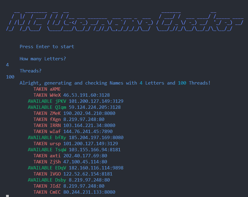 GitHub - jmieyt/Minecraft-Name-Checker: ähm ja