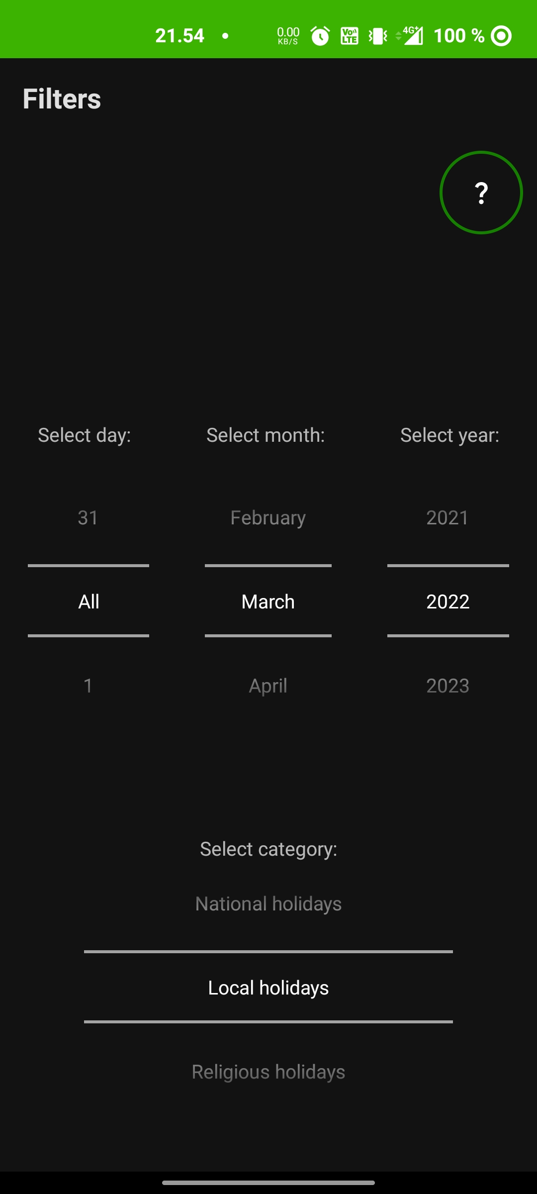 GitHub - villeN24/HolidayApp