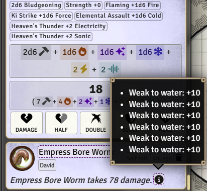 Weaknesses to non-damaging effects applied per damage instance · Issue #6716 · foundryvtt/pf2e ...
