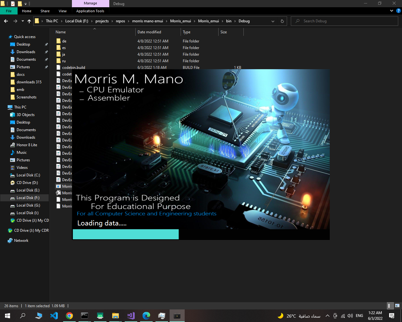 GitHub - nader3254/cpu-emulator-Morris-Mano-Architecture-: it is an cpu emulator based on morris ...