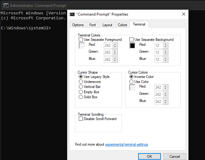 Default Terminal Application option not showing · Issue #393 · MicrosoftDocs/terminal · GitHub