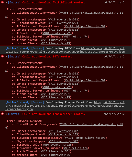 [Bug] BetterDiscord does not start - Only showing "Settings" Tab · Issue #692 · BetterDiscord ...